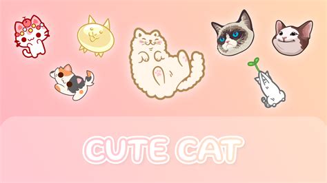 Cute Cat Custom Cursor Trail Collection