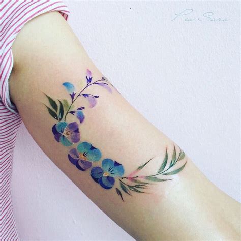 Floral Wreath Tattoo