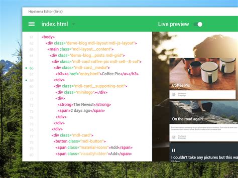 Live Code Editor By Paul Cristerna On Dribbble
