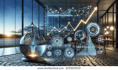 Predictive Modeling Business Growth Ai Generated Image 2519615513