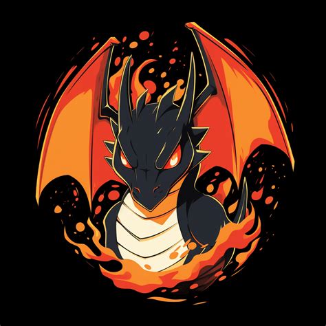 Black Charizard 2d By Awesomeidea On Deviantart