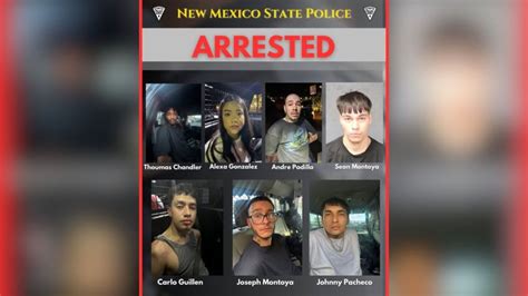 New Mexico State Police Drug Operation In Albuquerque Nets 7 Arrests
