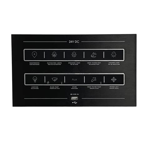 Scheiber 10p Silicone Dc Switch Panel Marinebeam