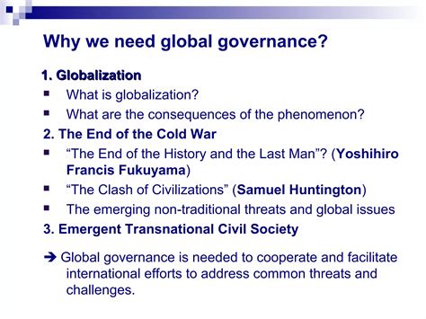 1 Global Governance Ppt