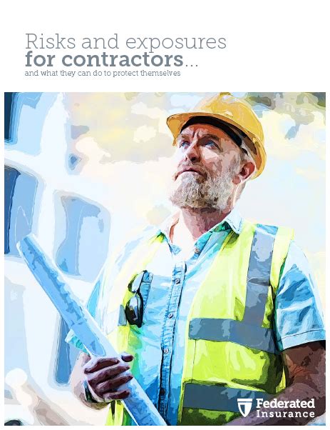 Types Of Risks And Exposures Contractors Face Federated Insurance