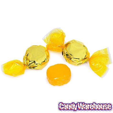 Wrapped Hard Candy Ovals Yellow Lemon 5lb Bag Bestcandyshop