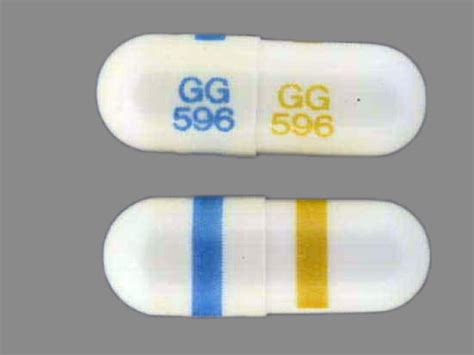 Pill Finder Gg 596 Gg 596 White Capsule Shape