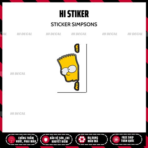 Tặng Tem Simpsoms Decal Dán Xe Sh Shopee Việt Nam