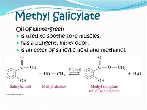 Methyl Salicylate Structural Formula