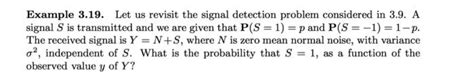 Solved Example 319 Let Us Revisit The Signal Detection