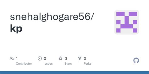 Github Snehalghogare56kp