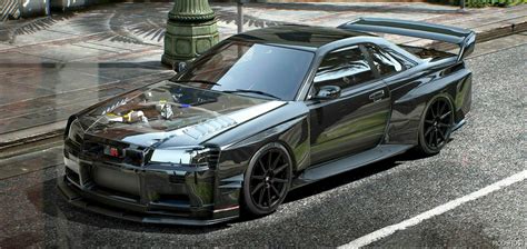 Nissan R34 Skyline Leo Grand Theft Auto V Vehicle Mod Modshost