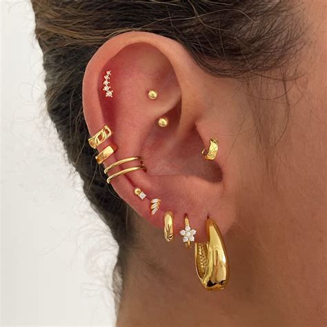 Aria Silver Piercing Ear Jewelry Ear Piercings Earings Piercings