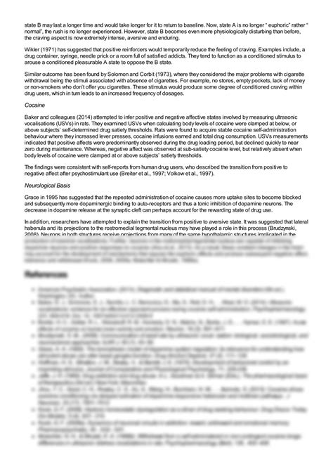 Solution Analysis Of The Opponent Process Model Studypool