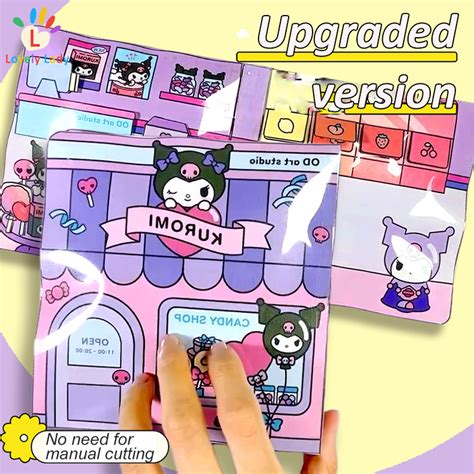 Kuromis Halloween Candy Dress Up Party Diy Quiet Book Girls Toy Paper Doll T Sanrio