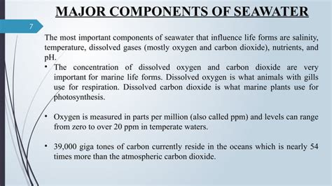 Chemical Oceanography Science Susheelpptx