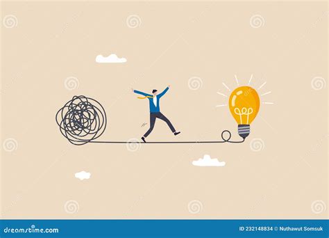 Simplify Idea To Find Solution Thinking Process Or Creativity To Solve