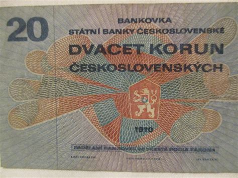 Bankovka Čssr 20 Kčs J ŽiŽka 1970 L57 948670 Aukro