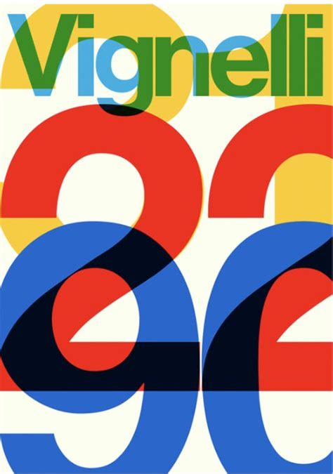 Vignelli Poster Design