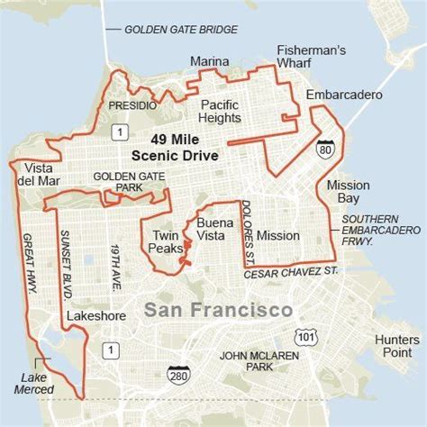 The Famous San Francisco 49 Mile Scenic Drive Gonna Need This In
