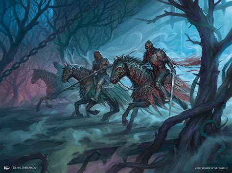 Lich Knights Conquest Mtg Art From Wilds Of Eldraine Set By Denis Zhbankov Art Of Magic The