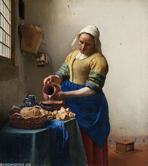 The Milkmaid Johannes Vermeer Histoire De La Peinture Peinture