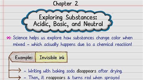 📝free Notes Exploring Substances Acidic Basic And Neutral Class 7