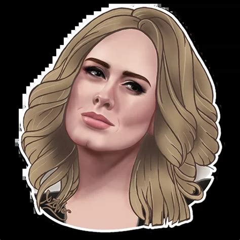 Adele Stickers — Whatsapp Stickers Pack
