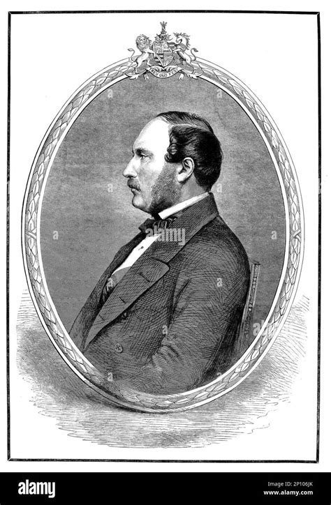 A Portrait Of Prince Albert Of Saxe Coburg And Gotha 1819 1861