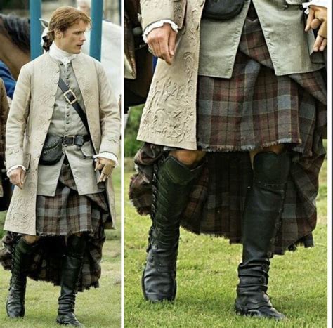 Jamie Fraser Boots Great Kilt Outlander Jamie Fraser Costume
