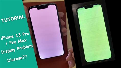 Iphone 13 Pro Lcd Bug Fix 【tutorial】white Green Display Problem Youtube