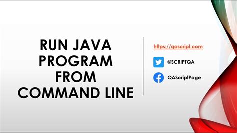 Java Tutorial For Beginners Run Java Program From Command Line Youtube