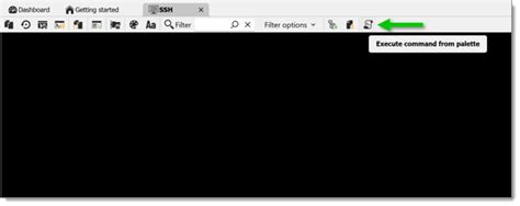 Use The Command Palette In Ssh Sessions Devolutions Documentation