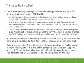 Installing Rational Rhapsody Designer 8 2 Or 8 2 1 For Executable Mbse