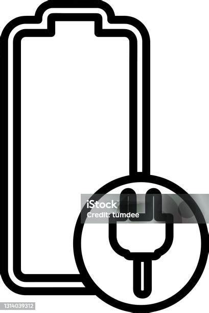 Desain Tanda Ikon Baterai Ilustrasi Stok Unduh Gambar Sekarang Basa Baterai Baterai Isi