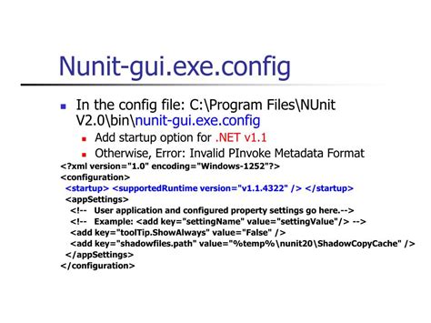 Ppt Introduction To Unit Testing Using Nunit 20 Powerpoint