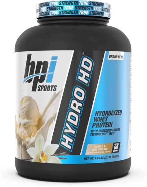 Bpi Sports Hydro Hd 100 Hydrolyzed Whey Protein Powder 68 Ser