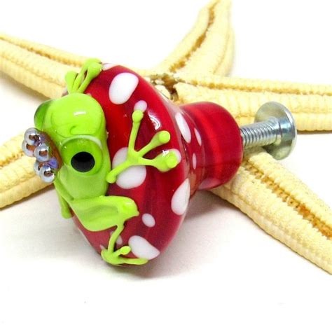 Blown Glass Knobs Etsy Uk