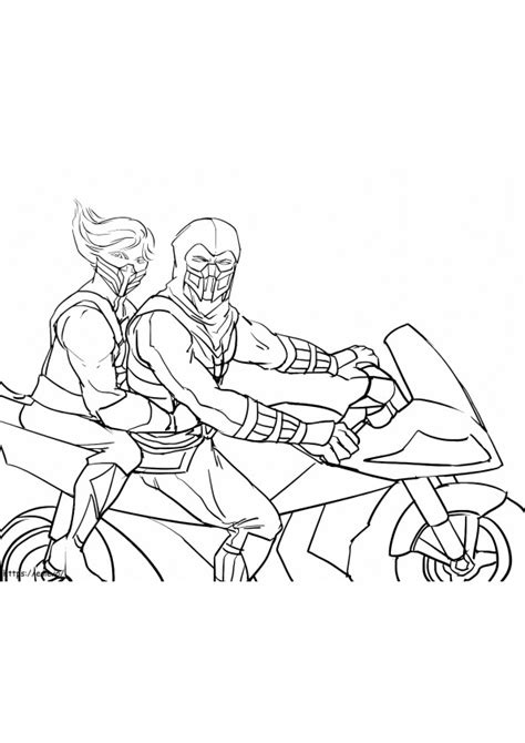Exciting And Free Sub Zero Coloring Pages Are Free To Print Or Download