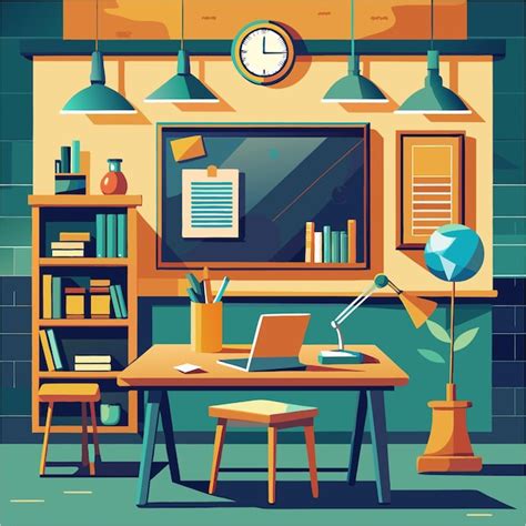 Premium Vector Creative Classroom Setup Enhance Learning Environments