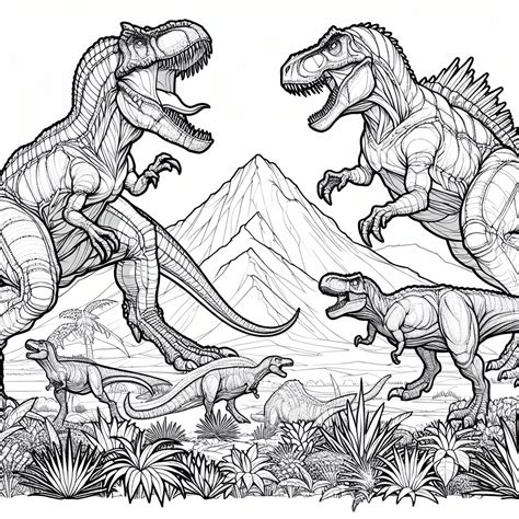 Giganotosaurus Coloring Page Gogo Coloring