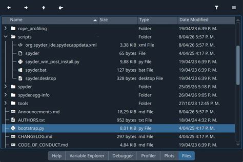 Files — Spyder 6 Documentation