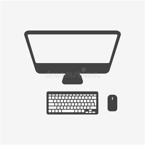 Vector Computer Stock Vector Illustration Of Equipment 7537675