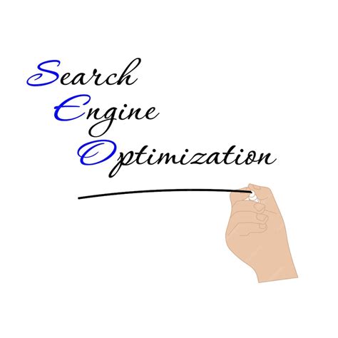 premium vector search engine optimization text design seo illustration