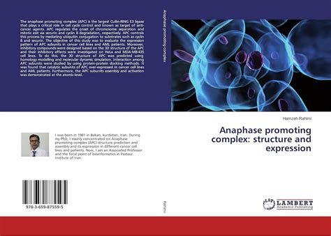 Anaphase Promoting Complex Structure And Expression Rahimi Hamzeh