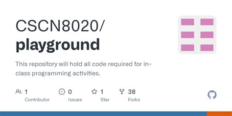 Github Cscn8020playground This Repository Will Hold All Code
