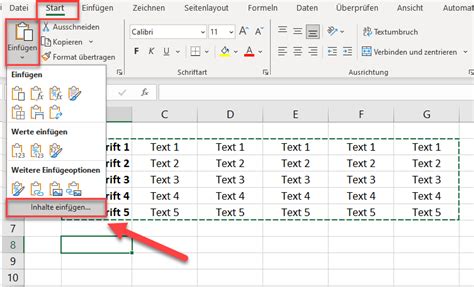 Zeilen And Spalten Vertauschen Excelhero