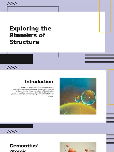 Pioneers Of Atomic Structure Explained Pdf Atoms Physics