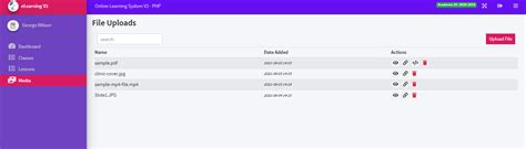 Online Learning System V2 Using Php Free Source Code Sourcecodester