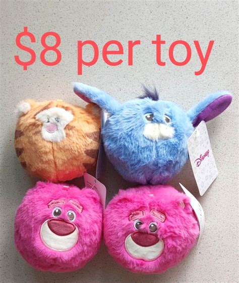 Licensed Disney Pixar Timezone Minnie Dumbo Eeyore Tigger Lotso